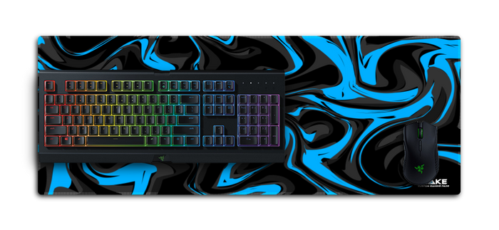 Liquid Blue Gaming Mousepad XL