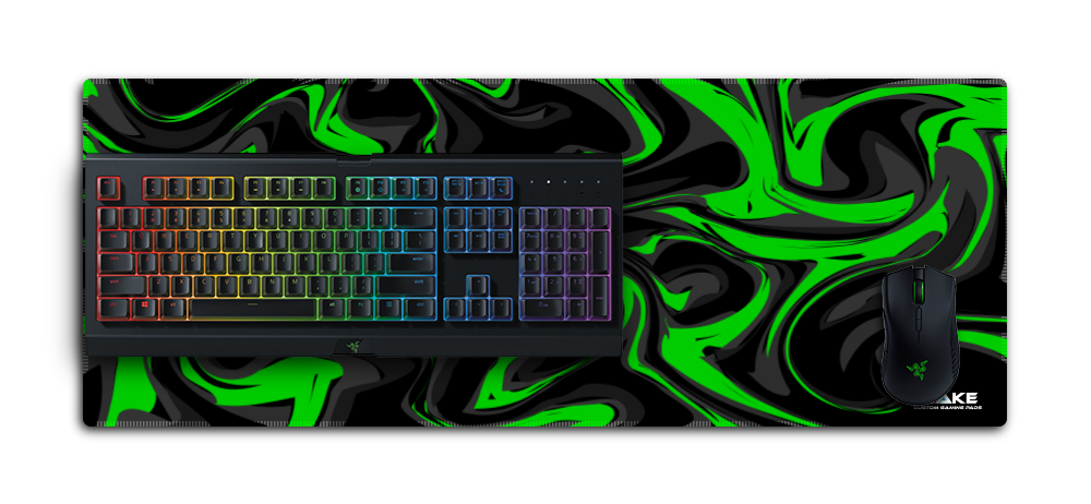 Liquid Green Gaming Mousepad XL