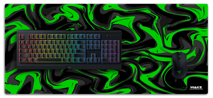 Liquid Green Gaming Mousepad XXL